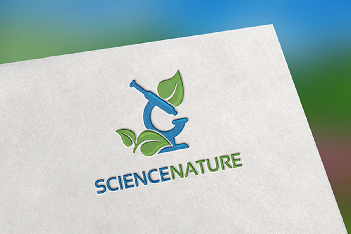 Science Nature Logo, a Branding & Logo Template by Mariyana