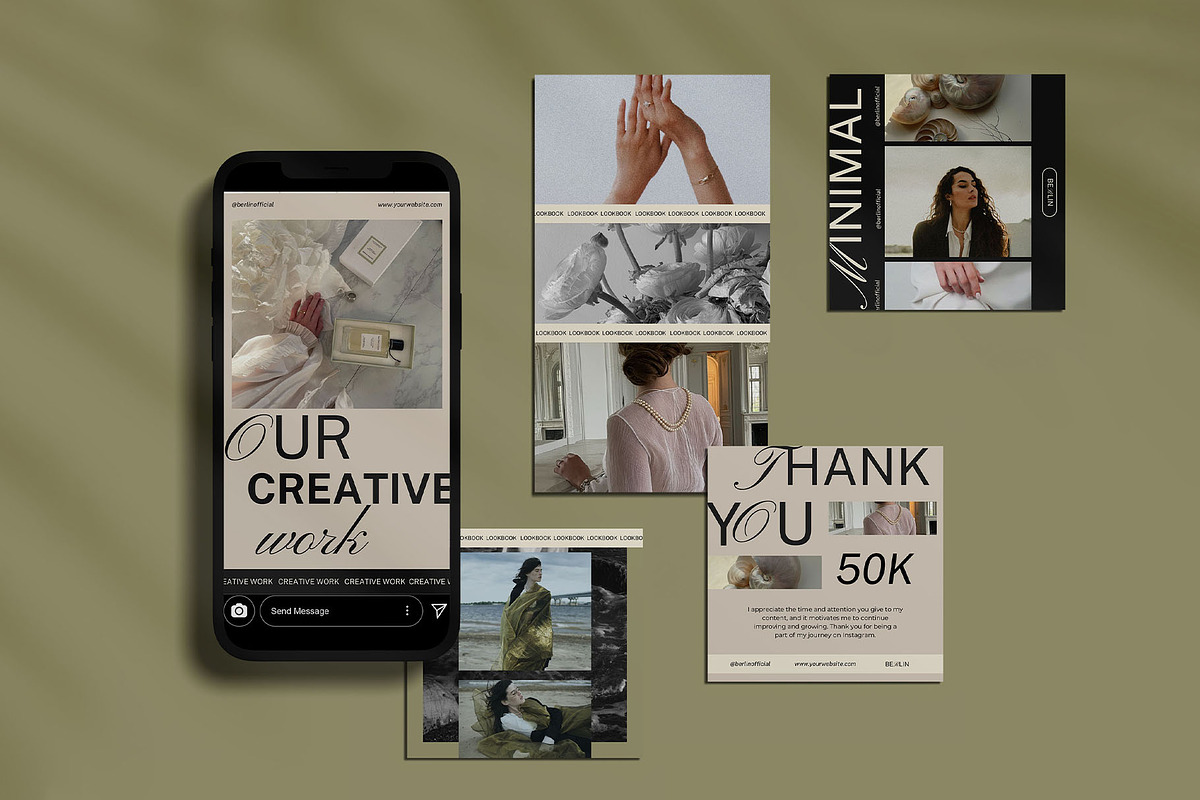 Berlin Social Media Canva Templates, a Social Media Template by Amaré ...