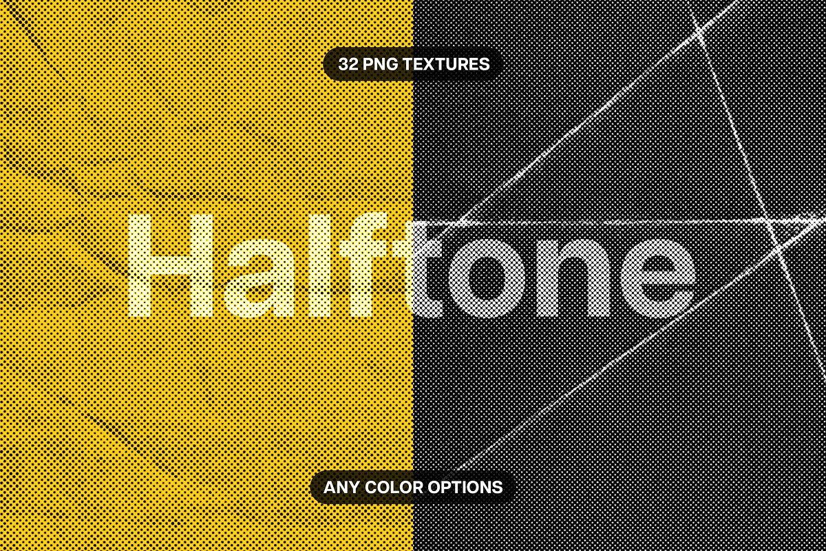 Halftone Textures Paper Collection, a Texture Graphic by Design Squad