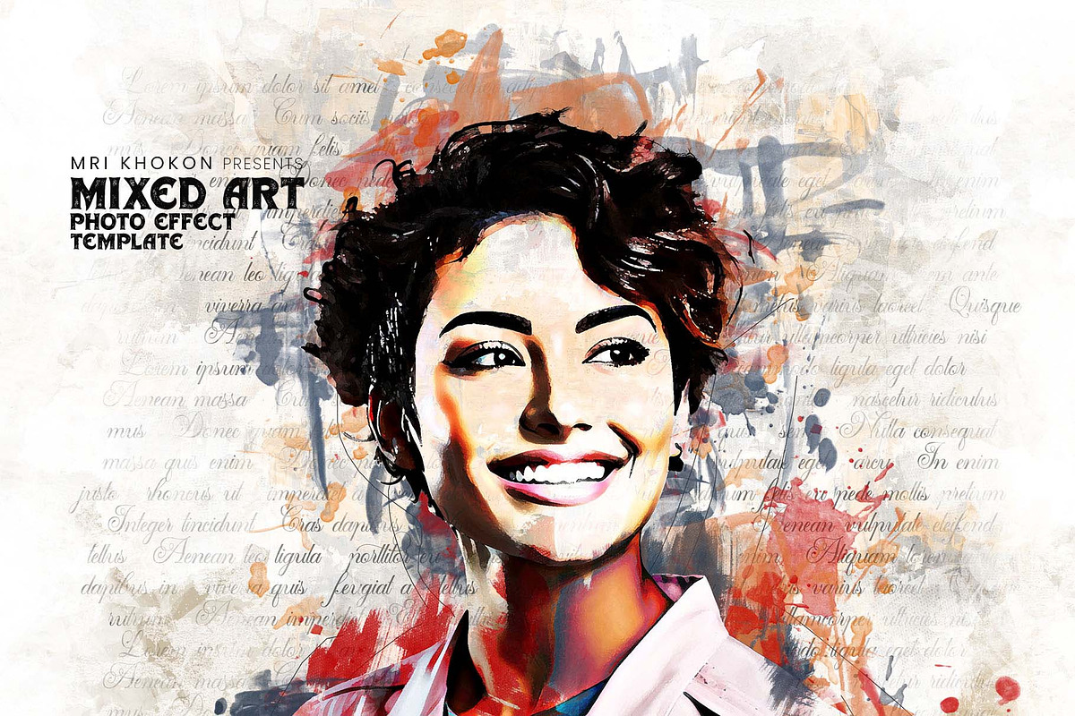 Mixed Art photo Effect, an Action Add-On by MRI STUDIO