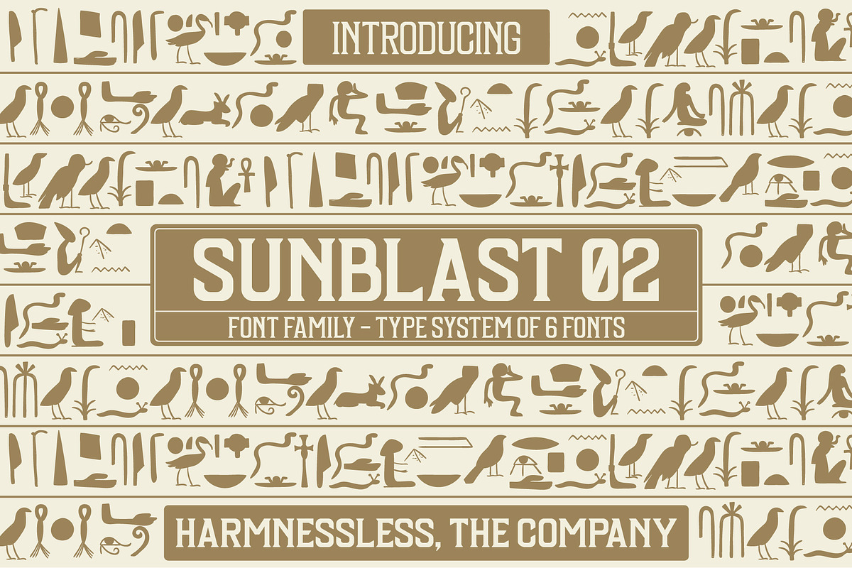 Sunblast 2.0, a Sans Serif Font by HARMNESSLESS