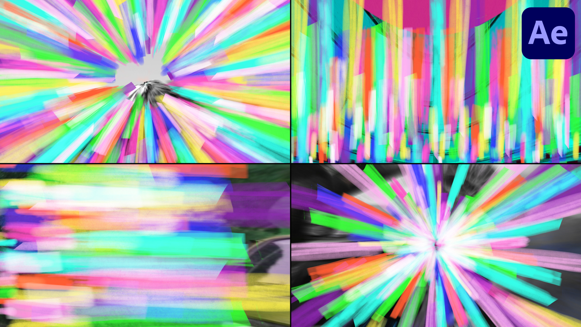 Rainbow Transitions | After Effects