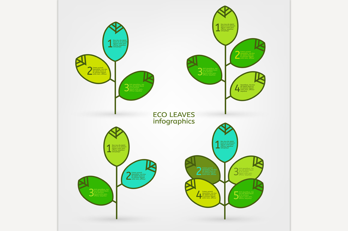 Leaves infographic, a Technology Illustration by Anna's Shop | Creative ...