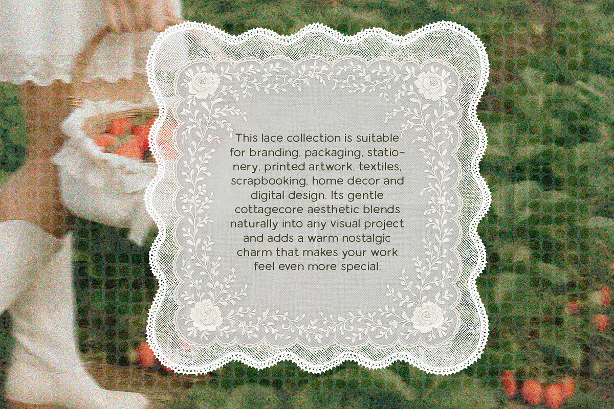 Lace Cottagecore Collection, an Object Graphic by Lidberia