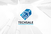 Tech Sale Logo Template, a Branding & Logo Template by Birka Studio