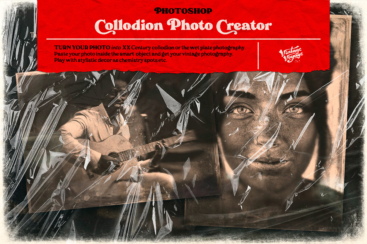 Photoshop Creator's Bundle • 7 in 1, an Action Add-On by Vintage Voyage ...