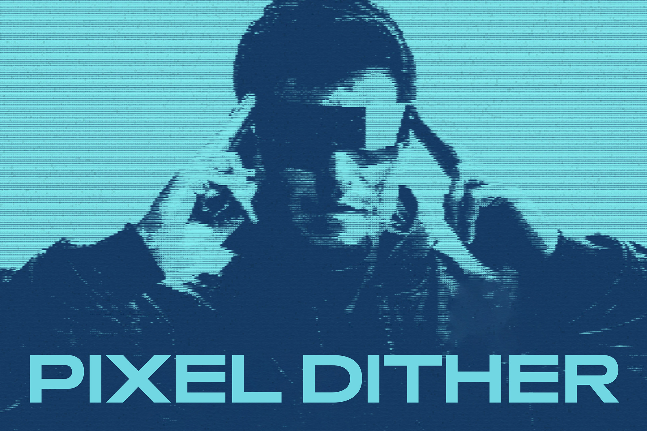 Pixel Dither Photo Effect, a Layer Style Add-On by Design Squad