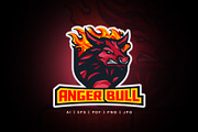 Anger Bull - LOGO | Branding & Logo Templates ~ Creative Market