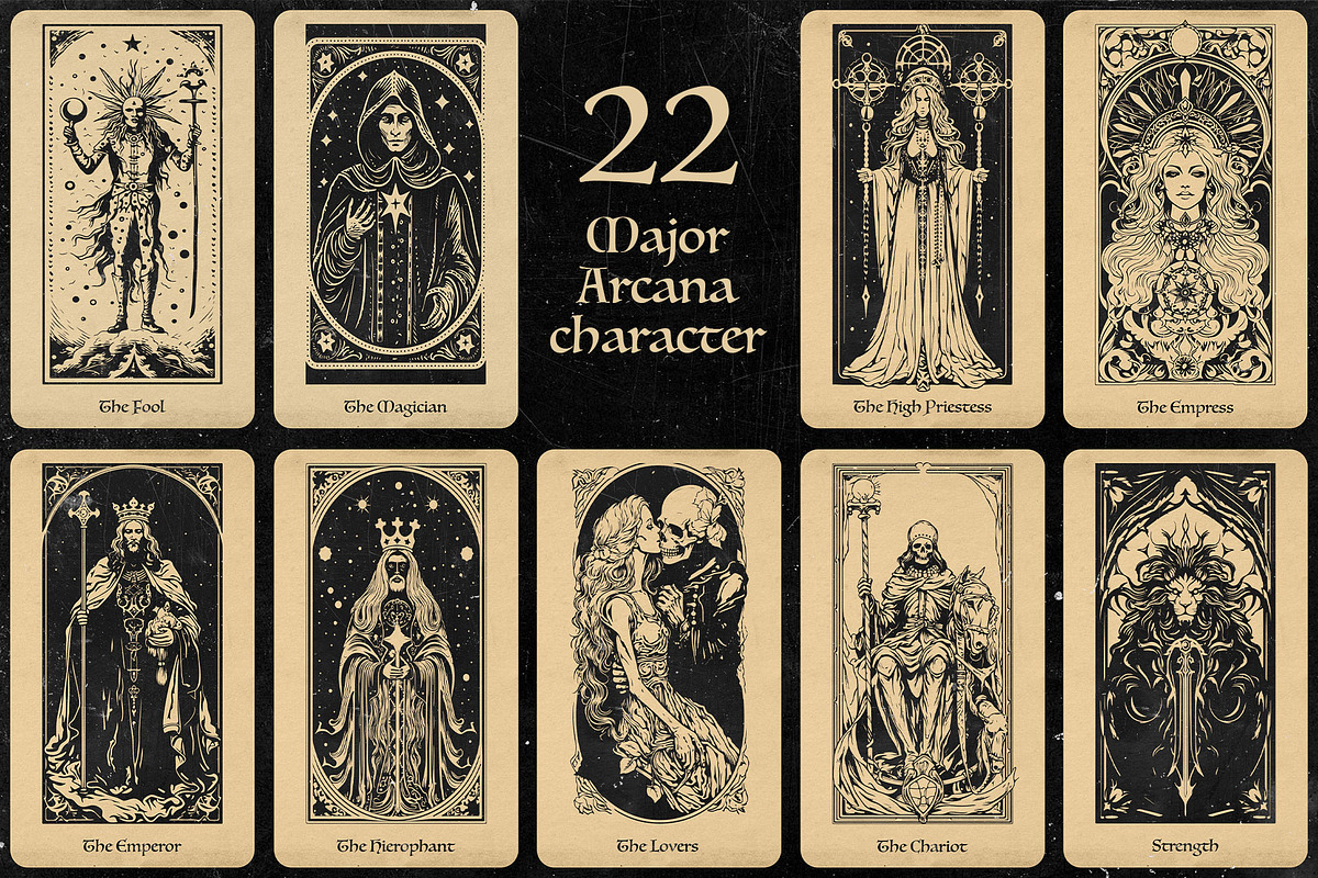 22 Tarot Pattern Major Arcana