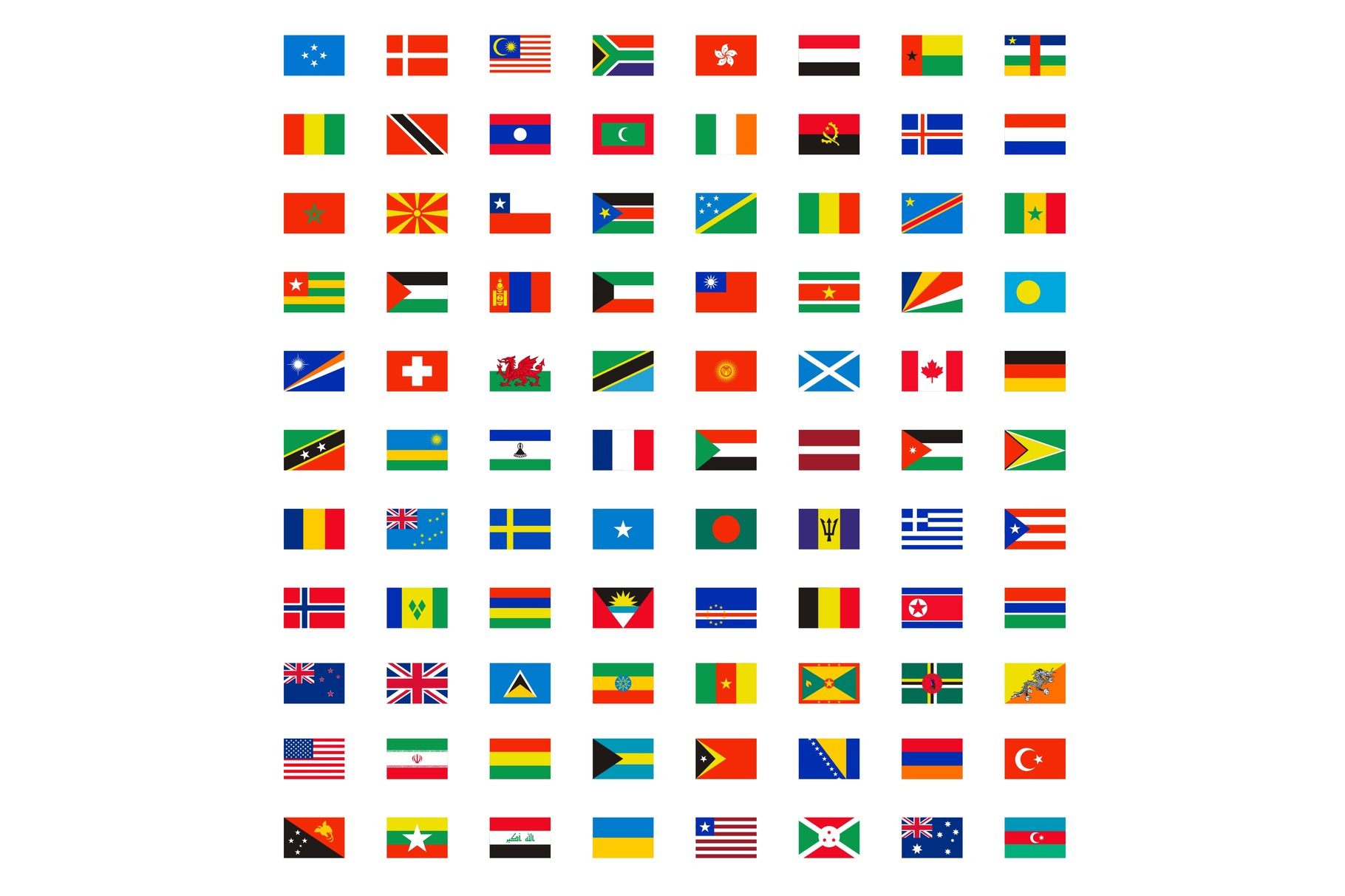 Country flags. World wide, a Background Graphic by Onyx