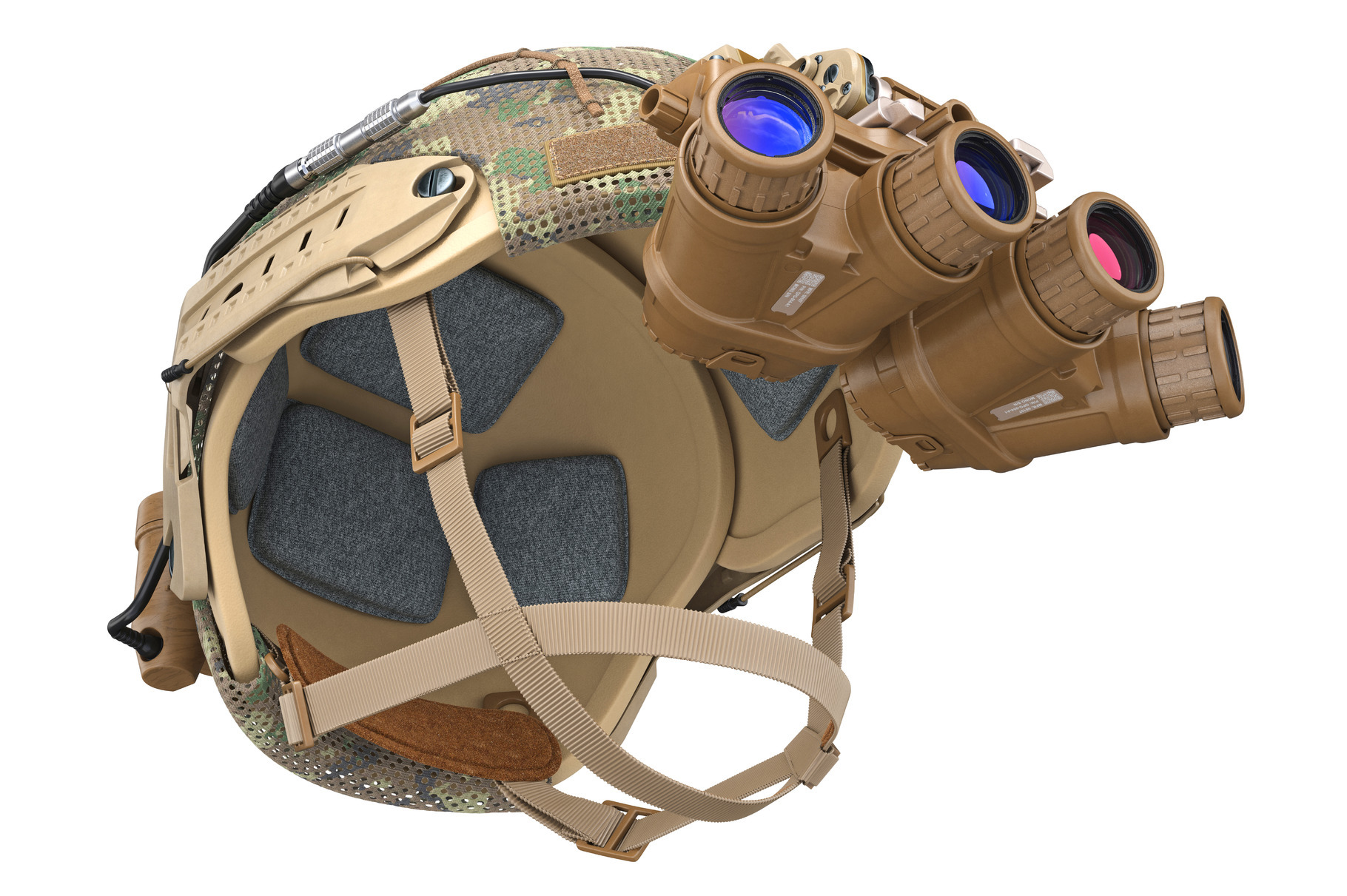 Helmet vision device, an Object Graphic by ARTYuSTUDIO