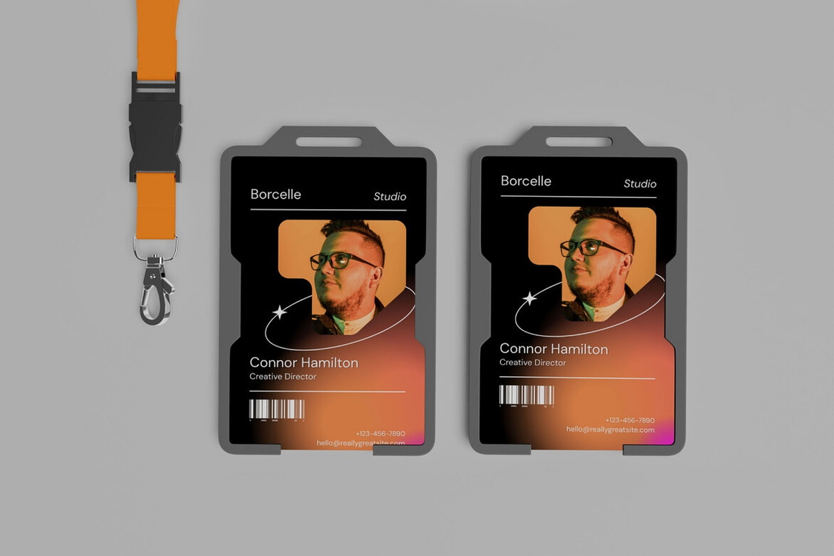 High Quality ID Card Mockup, an Advertising Mockup by MA-KING_ART