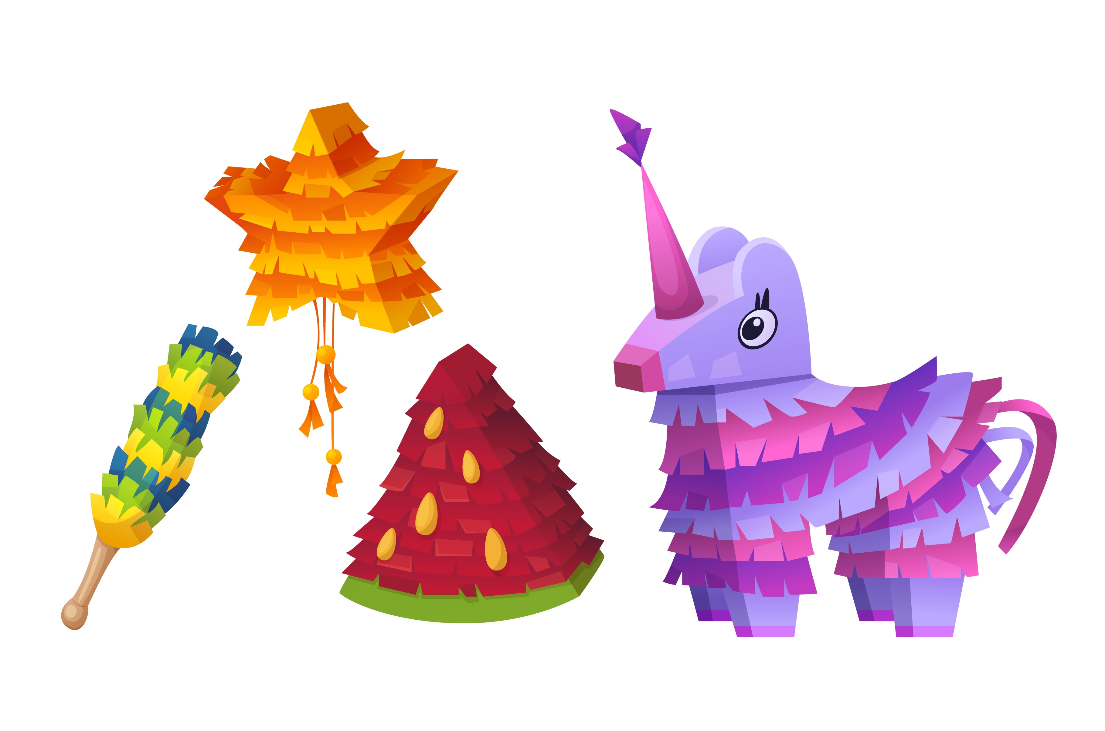 Mexican pinata for children birthday, an Object Illustration by art PVP ...