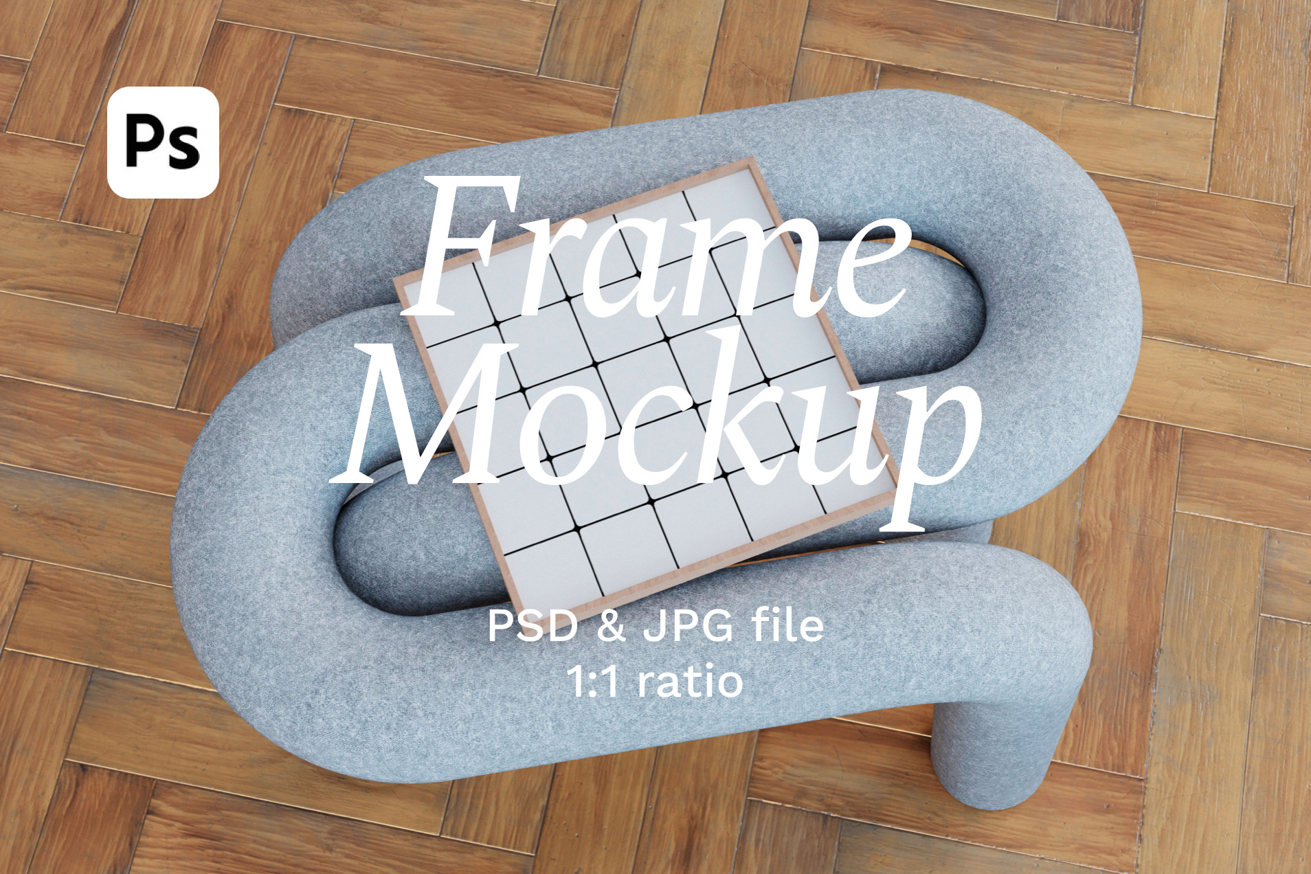 Simple Square Frame Mockup