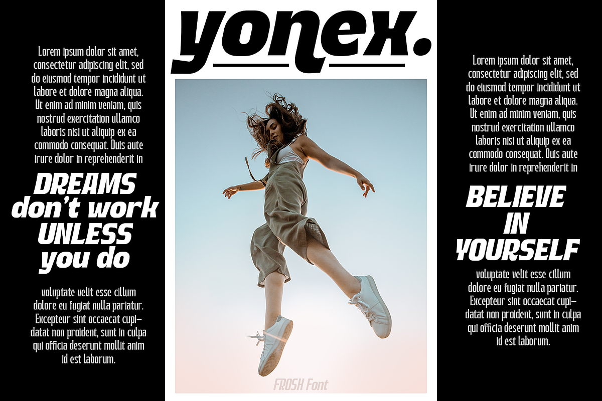 Frosh Font Family, a Sans Serif Font by TypeClassHeroes