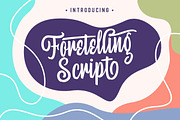 Foretelling Script, a Script Font by Letterhend Studio