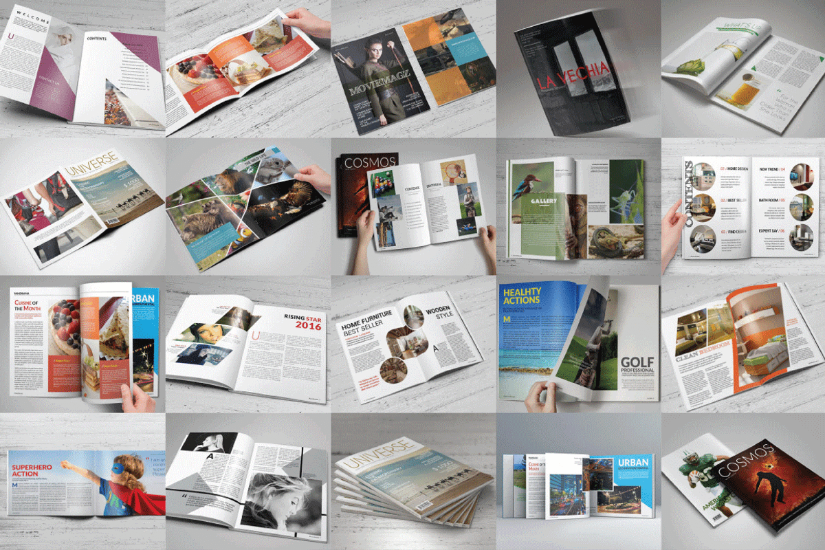 Editorial Templates Mega Bundle, a Templates & Theme by voryu