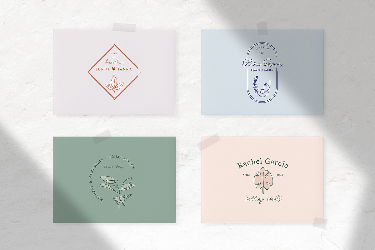 Lina Logo Collection, a Branding & Logo Template by AgataCreate