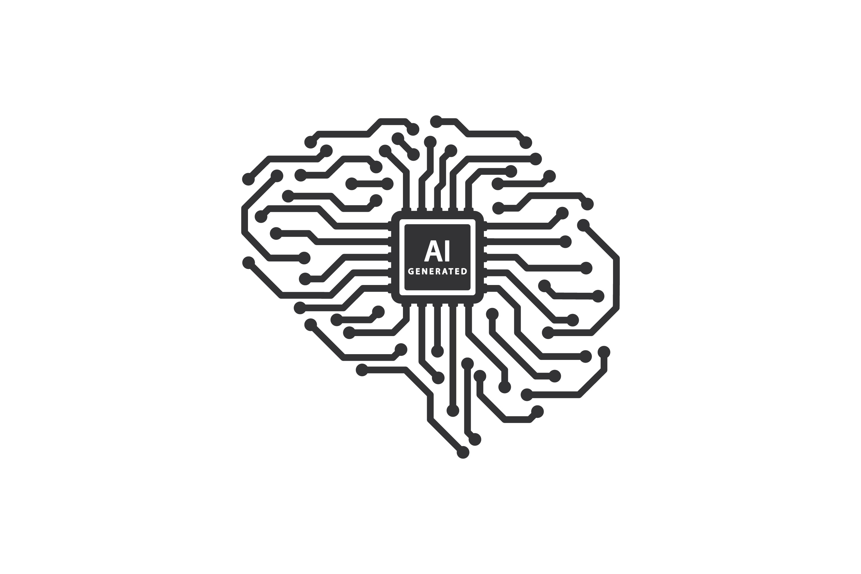 Artificial intelligence brain logo, a Branding & Logo Template by Saba ...