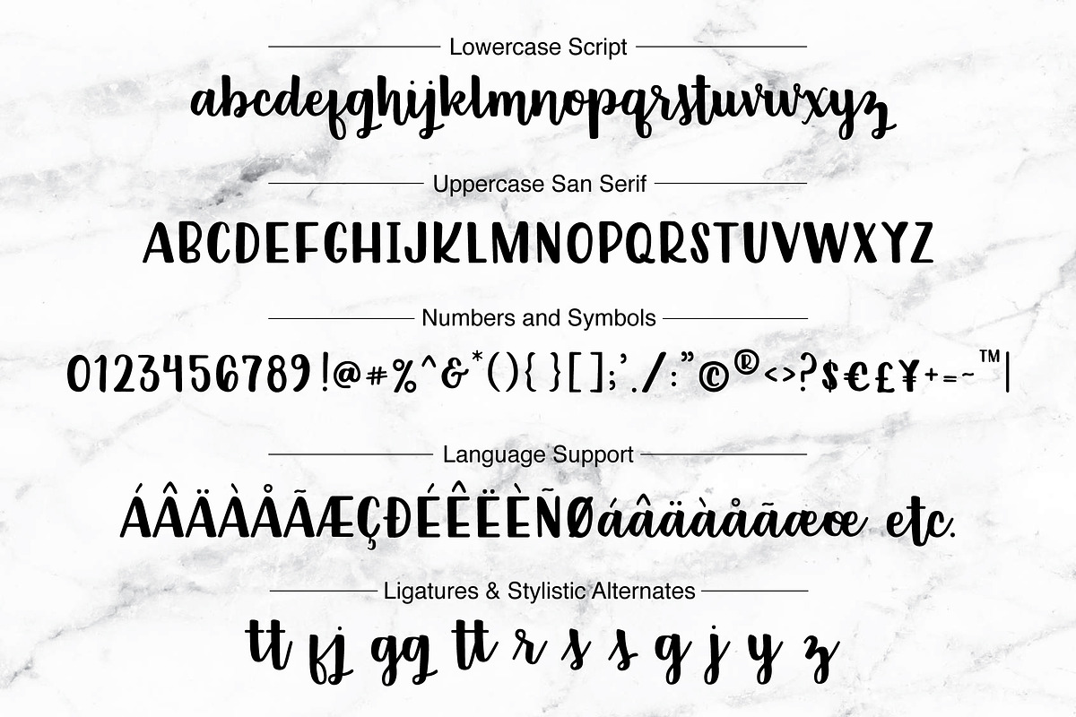 Champagne Script Handlettered Font, a Script Font by JacklynDiane