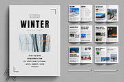 Winter Magazine Template