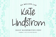 Kate Lindstrom, a Script Font by Creamy Script