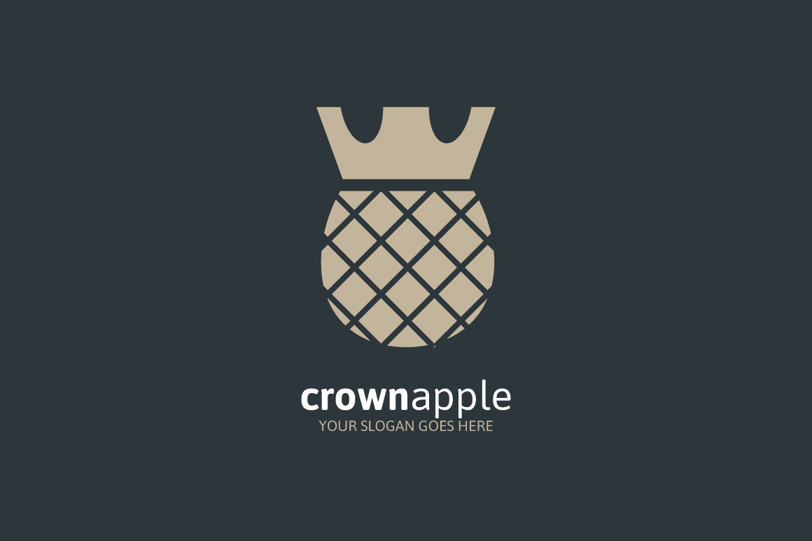 Crown Apple Logo, a Branding & Logo Template by MLJ studios