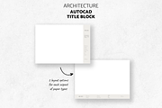 Architect Title Block Template, a Presentation Template by yesitisprintable