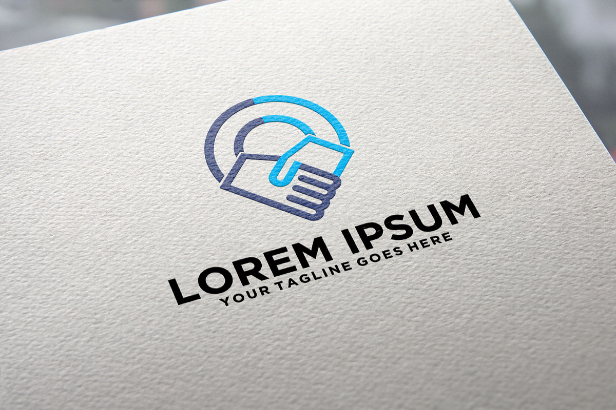 Deal point hand shake logo, a Branding & Logo Template by REDVY ...