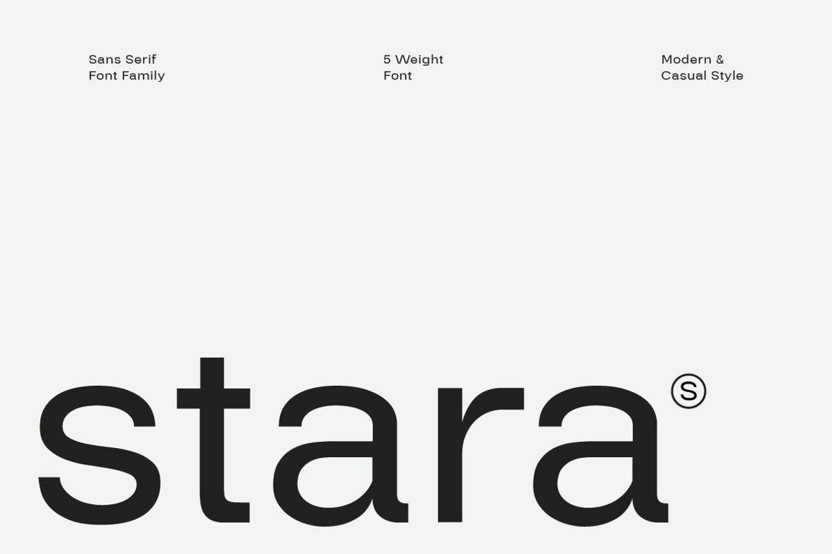 Stara Sans Serif Font