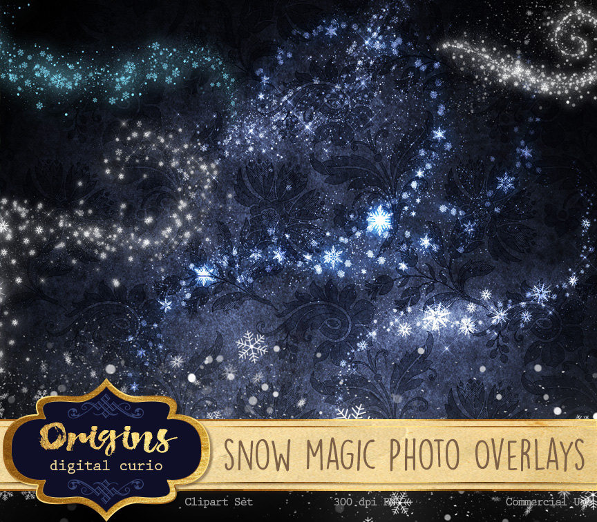 Snow Magic Overlays, a Graphic by Digital Curio