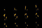 Sprite Sheets Flame. Ready for games., an Illustration by YashkovskiyMD