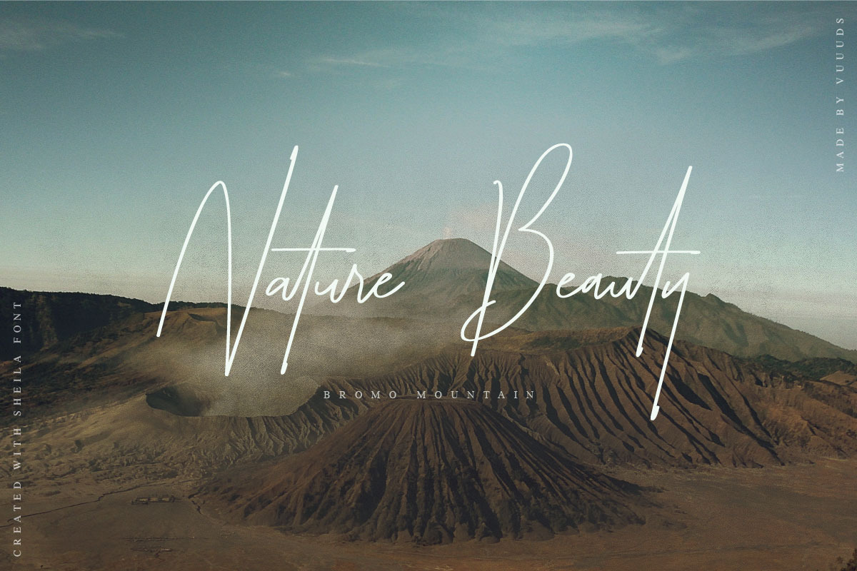 Sheila Font A Script Font By Vuuuds