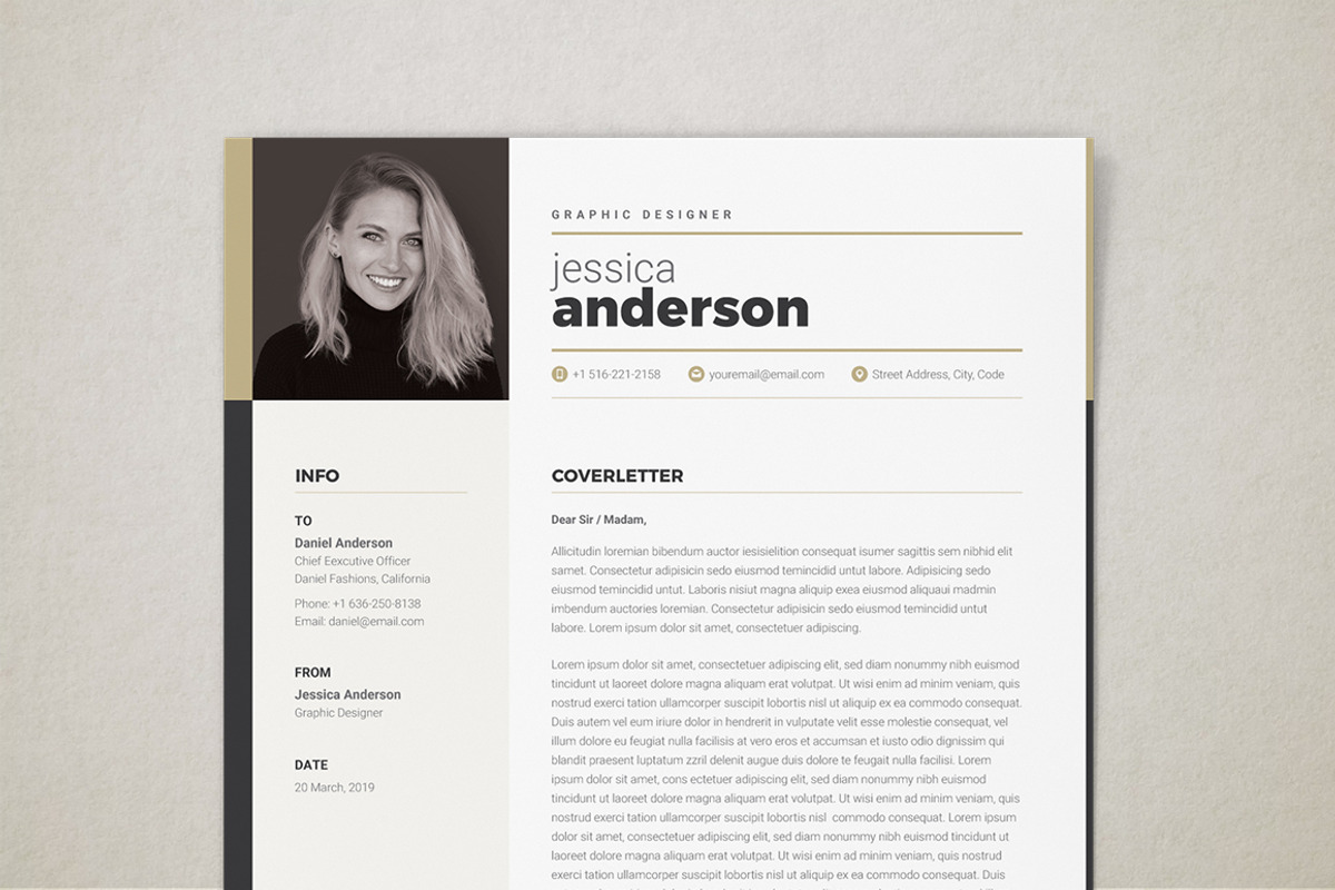 Resume, a Resume Template by DesignJanala