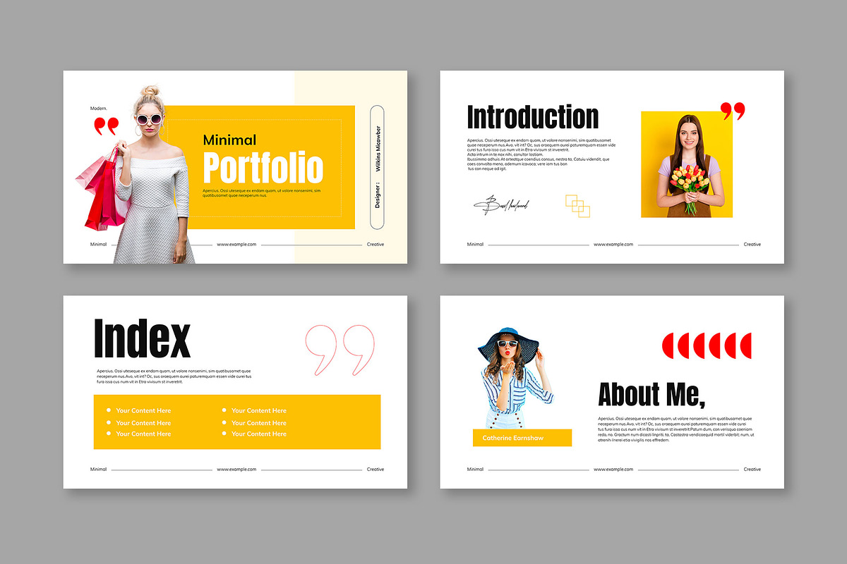 Bold and Bright Portfolio