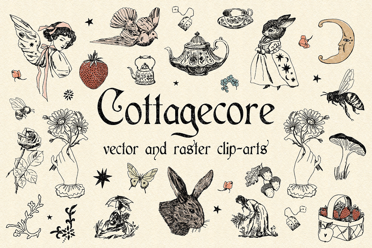 Cottagecore Bundle, an Object Graphic by Annie Konst
