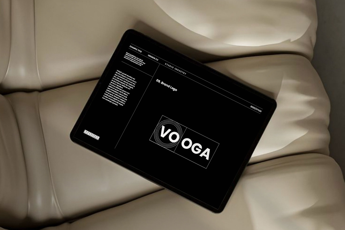 Vooga / Brand Guidelines, a Brochure Template by Studio Industry