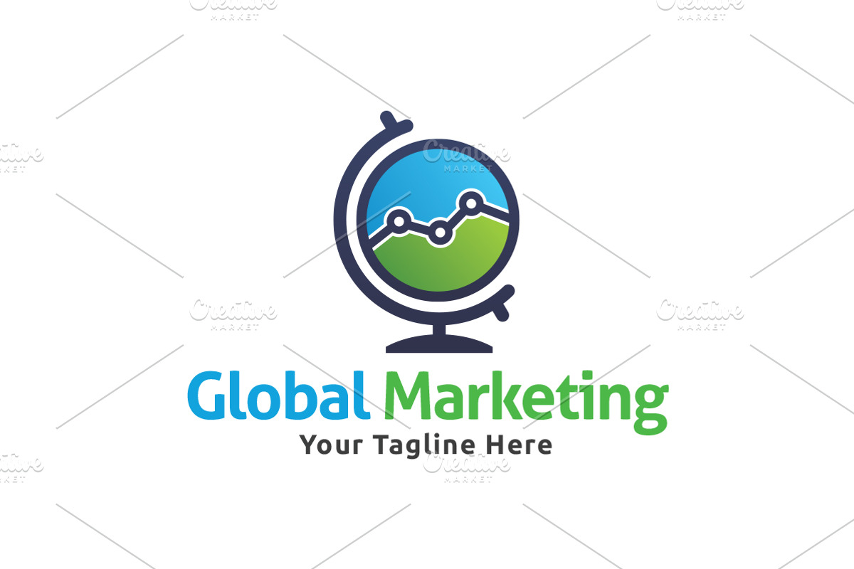 Global Marketing Logo, a Branding & Logo Template by Martin-Jamez ...