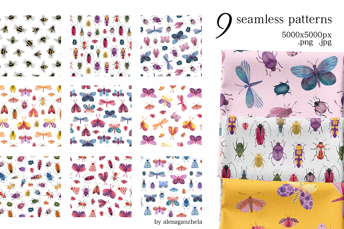 INSECTOPIA illustrations & patterns, an Object Illustration by ...