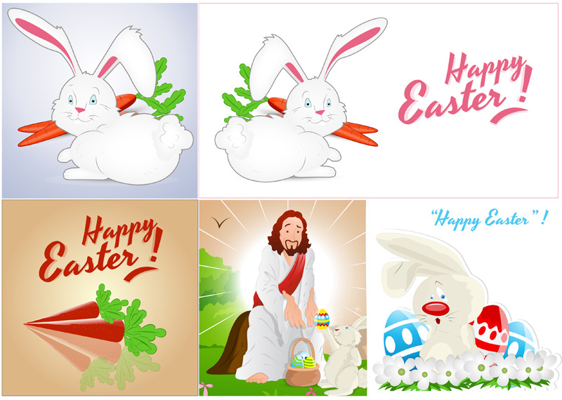Easter Graphics, an Illustration by TrueMitra Designs