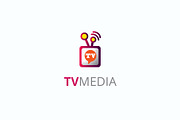 Tv Media Logo | Branding & Logo Templates ~ Creative Market