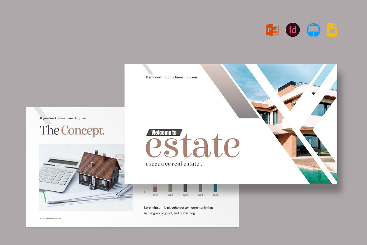 Real Estate Presentation Template, a Presentation Template by ...