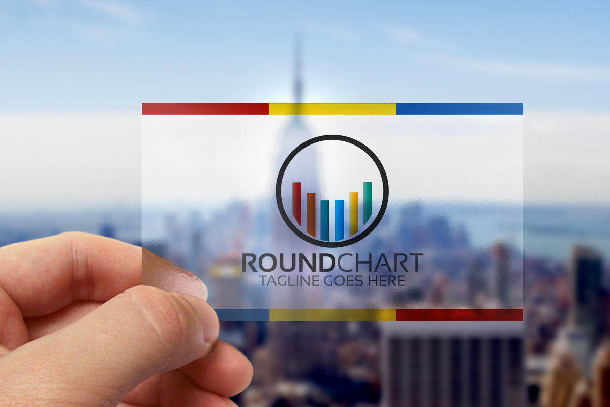 Rounded Chart Logo, a Branding & Logo Template by Josuf Media