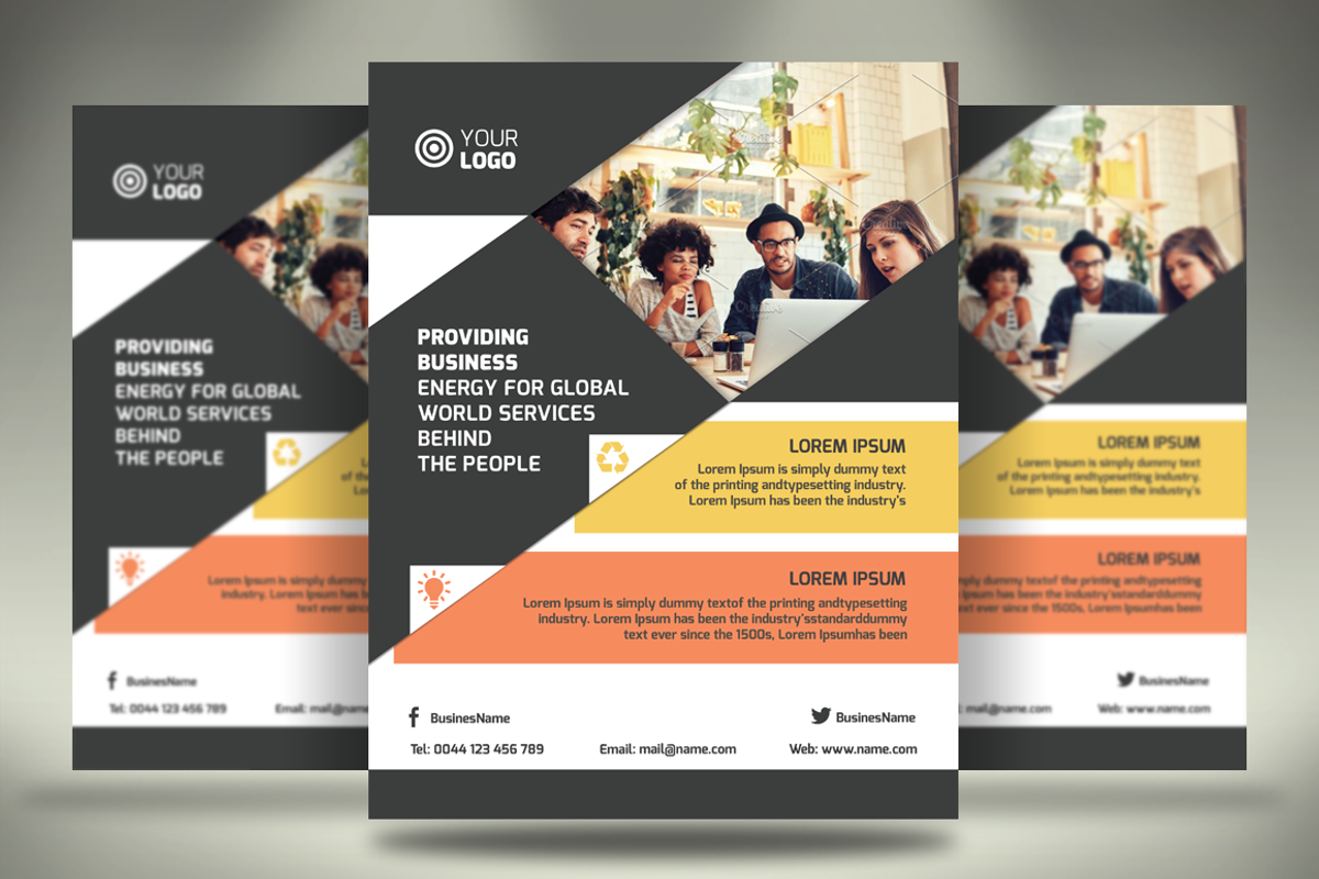 10 Multi Purpose Flyers - Vol. 1, a Flyer Template by Creatricks