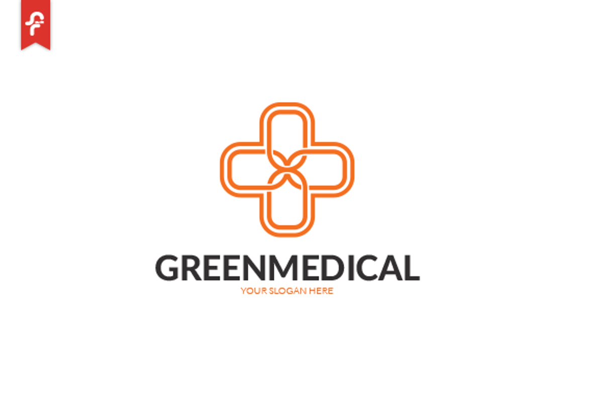 Green Medical Logo, a Branding & Logo Template by ft.studio