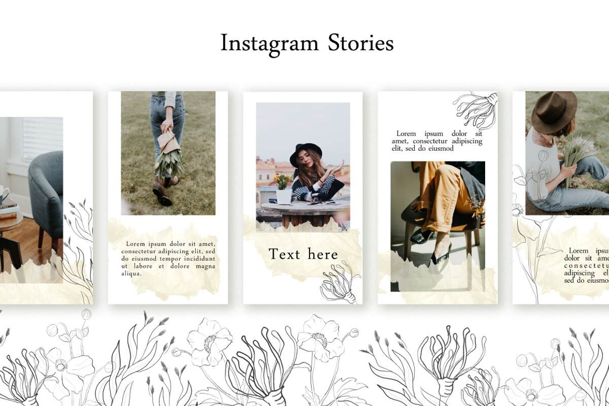 Instagram Post and Stories Template, a Social Media Template by ...