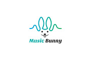 Music Bunny Logo | Branding & Logo Templates ~ Creative Market