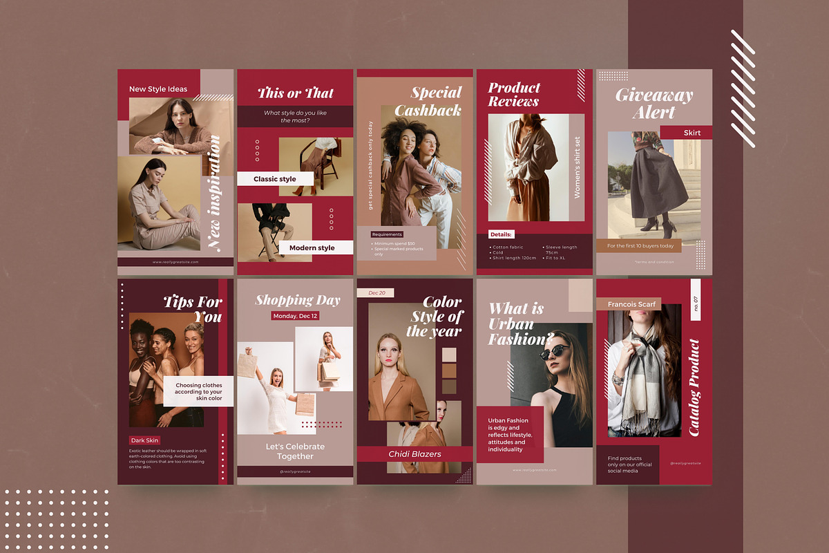 Urban Fashion 3in1 Canva Template