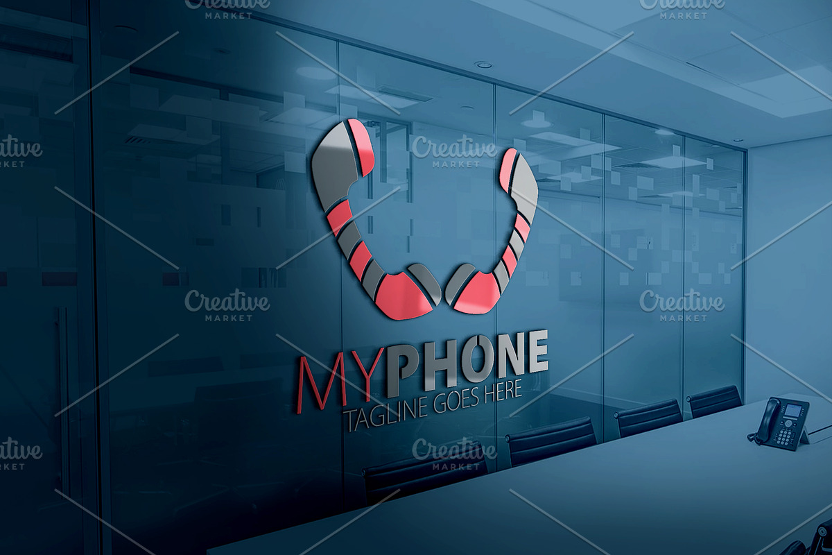 My Phone Logo, a Branding & Logo Template by Josuf Media