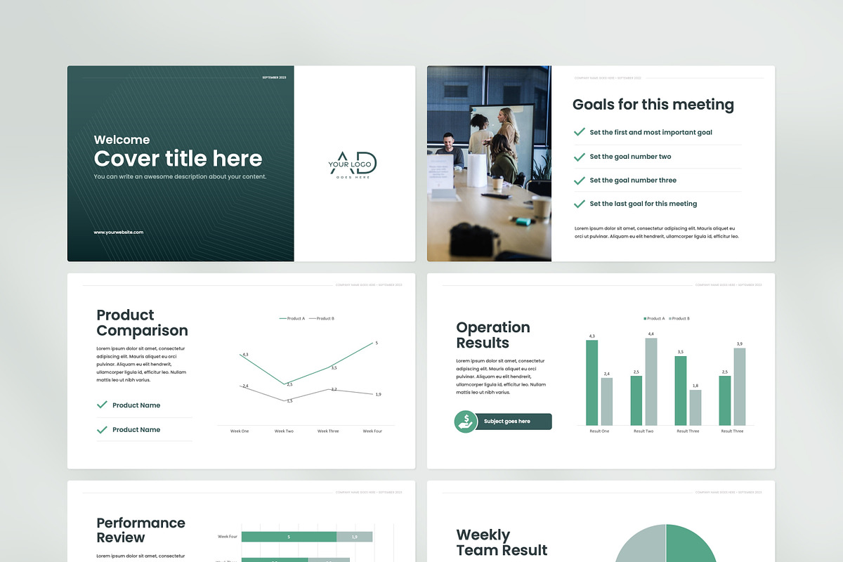Template for Business - Google Slides and Powerpoint
